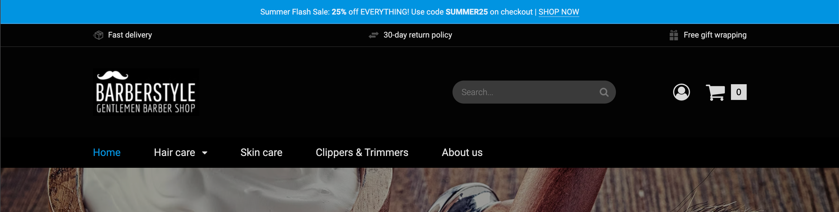 Display an announcement bar – Help centre